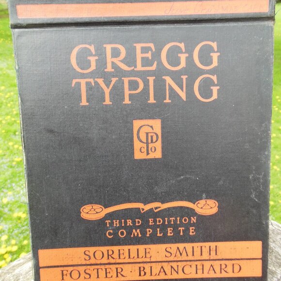 Other | Typing Book Gregg Typing Third Edition Completed Dated 1941 ...